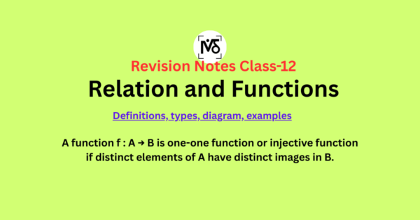 Relations and Functions: Class 12 Made Easy